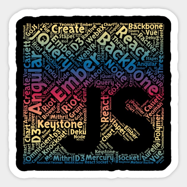 JavaScript Shirt | JS Framework Red Blue Yellow Gradient - Javascript ... JavaScript Shirt | JS Framework Red Blue Yellow Gradient - Javascript ...